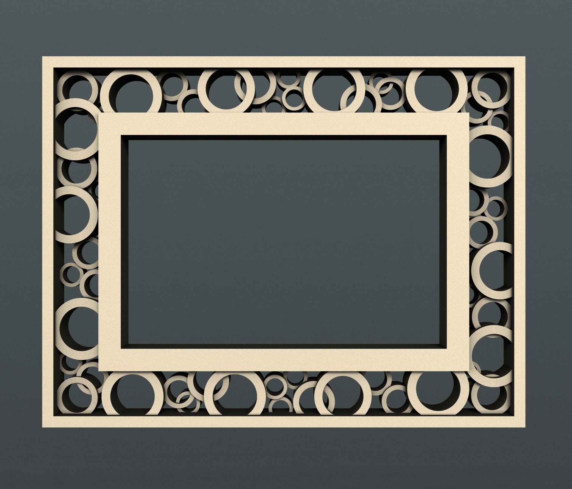 3d STL models for CNC set photo frames 3D model | CGTrader