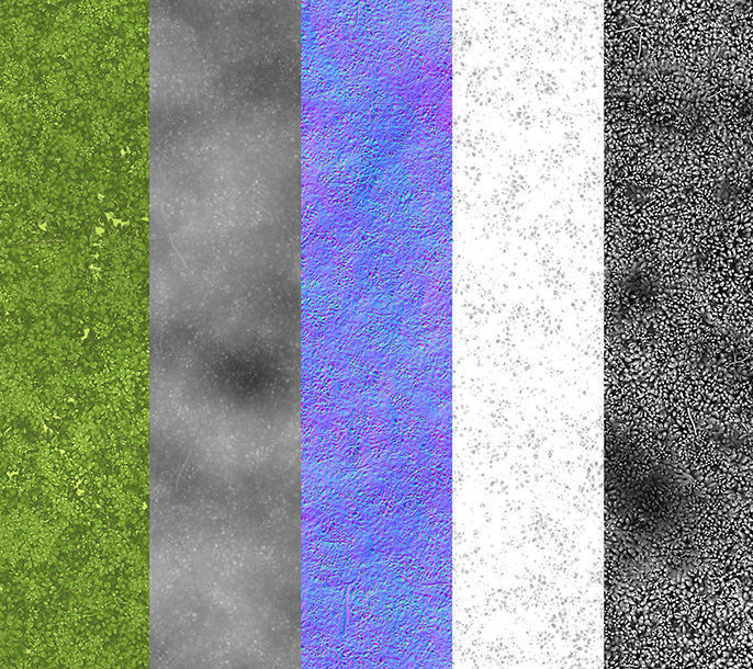 Moss PBR Tileable Material Texture | CGTrader