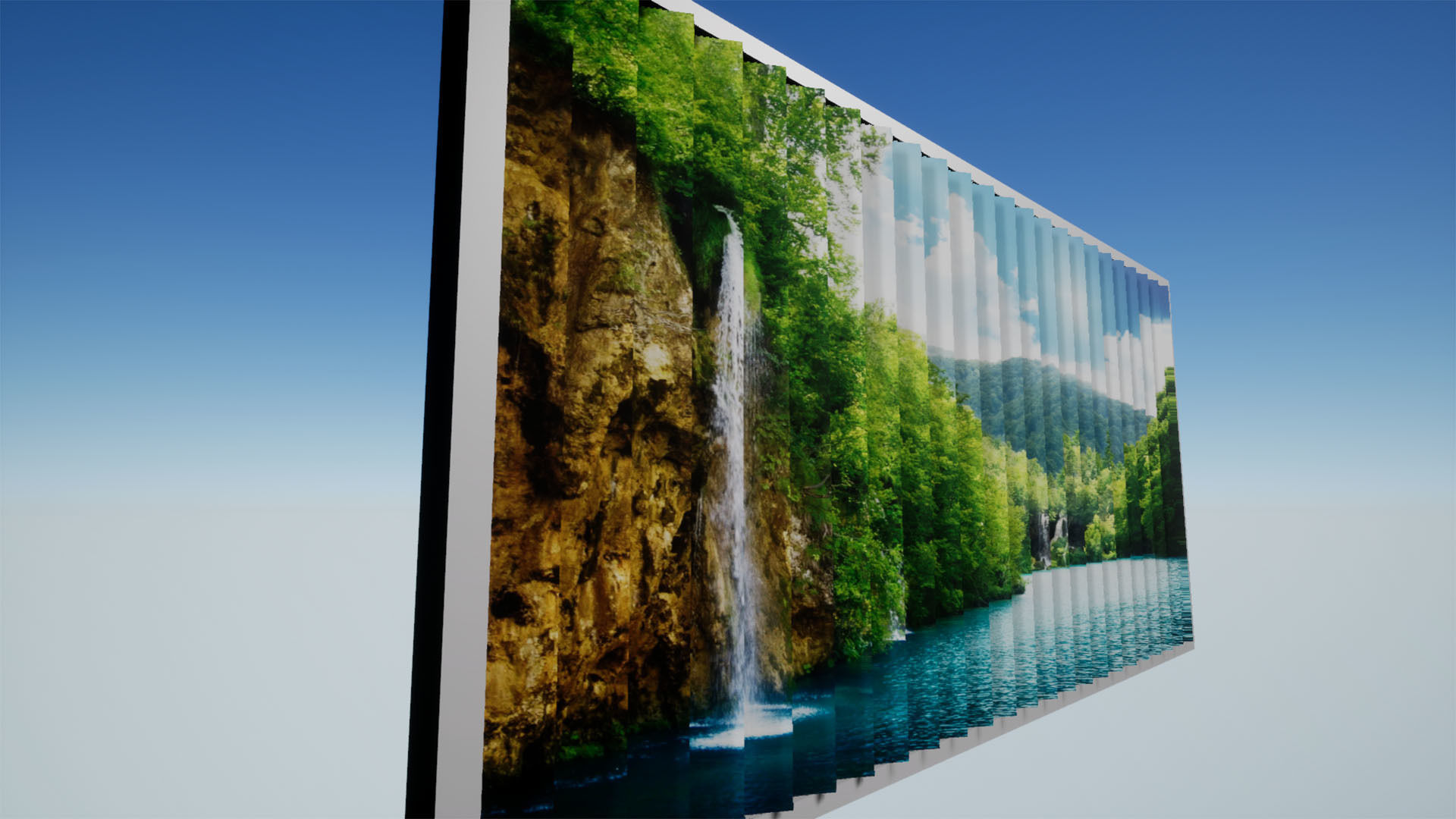 3D model Prismatic 3-View Display Signage VR / AR / low-poly | CGTrader