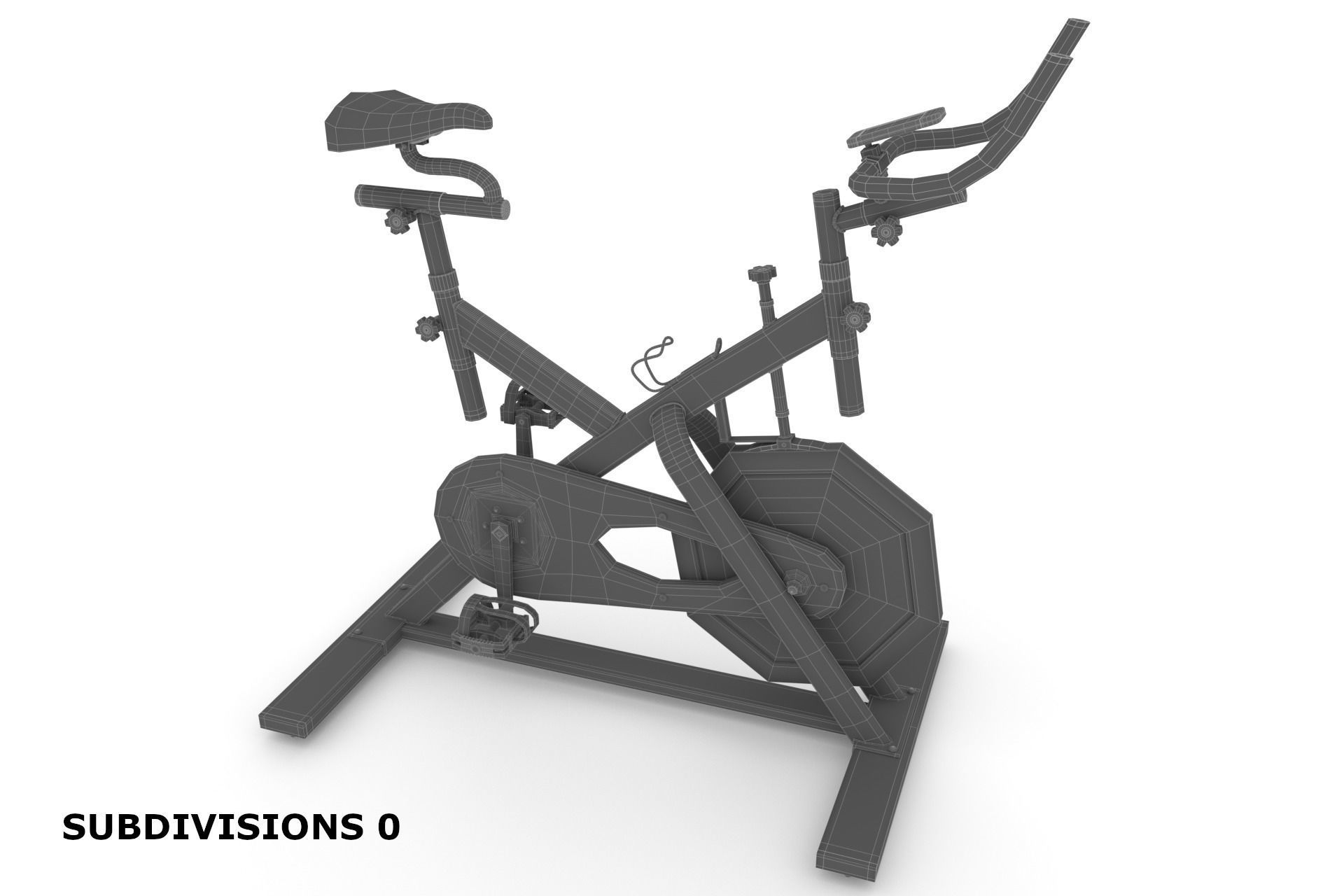 3D model Stationary Spinning Bike 3D Model VR / AR / low-poly | CGTrader
