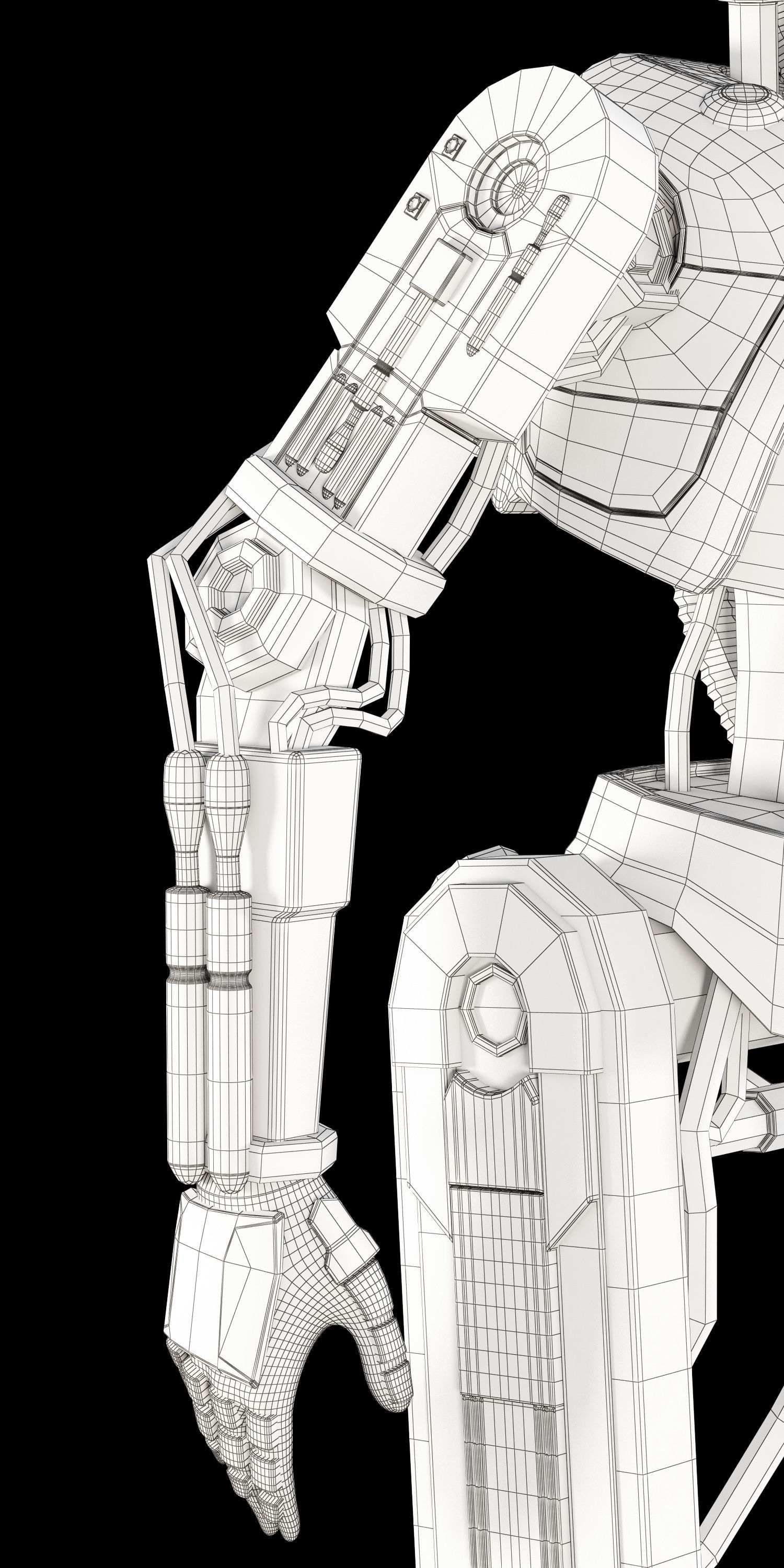 Star Wars L3-37 droid 3D model | CGTrader