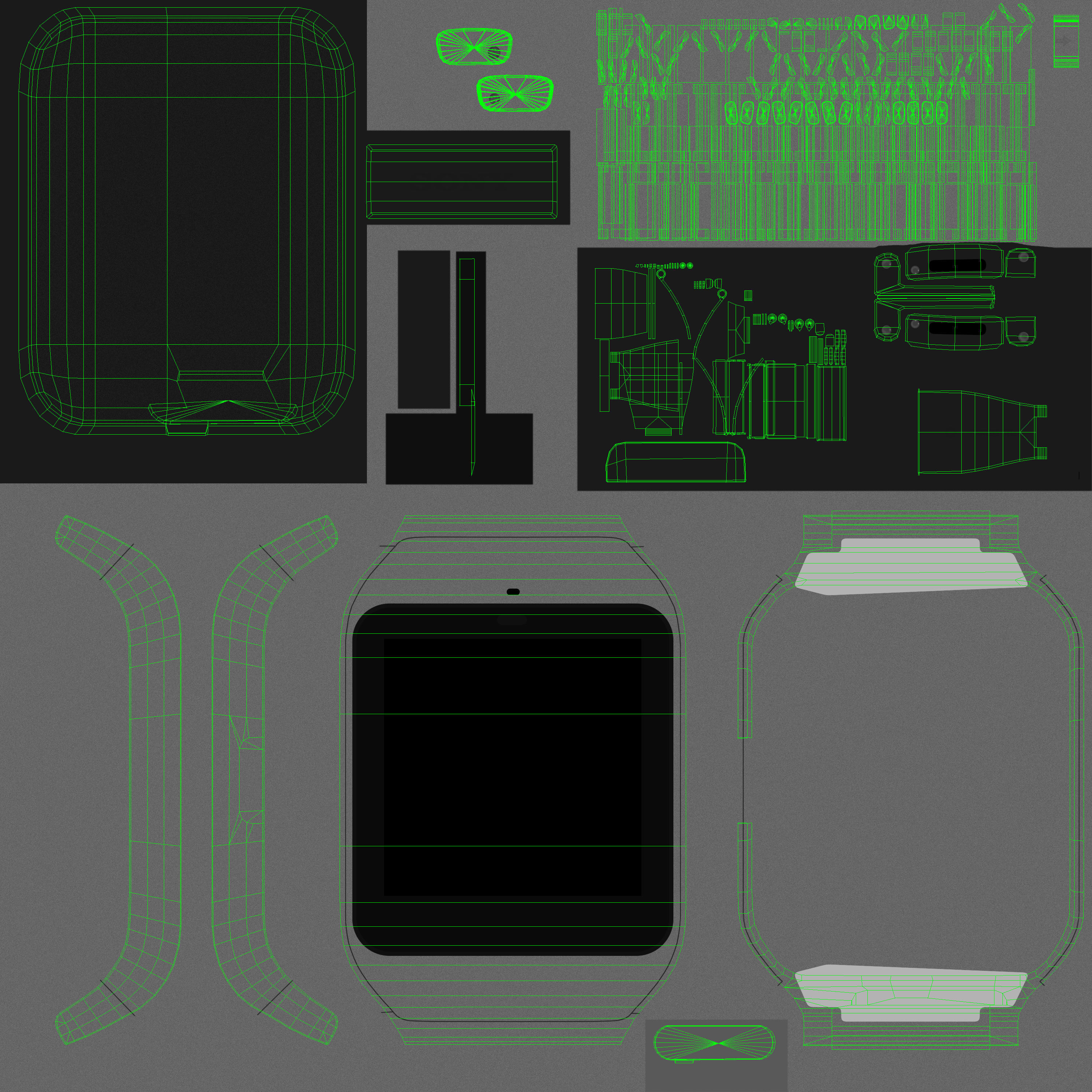 3D model Sony SmartWatch 3 Silver VR / AR / low-poly | CGTrader