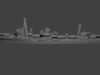 Japanese Akatsuki Class Destroyer Warship 3D model 3D printable | CGTrader