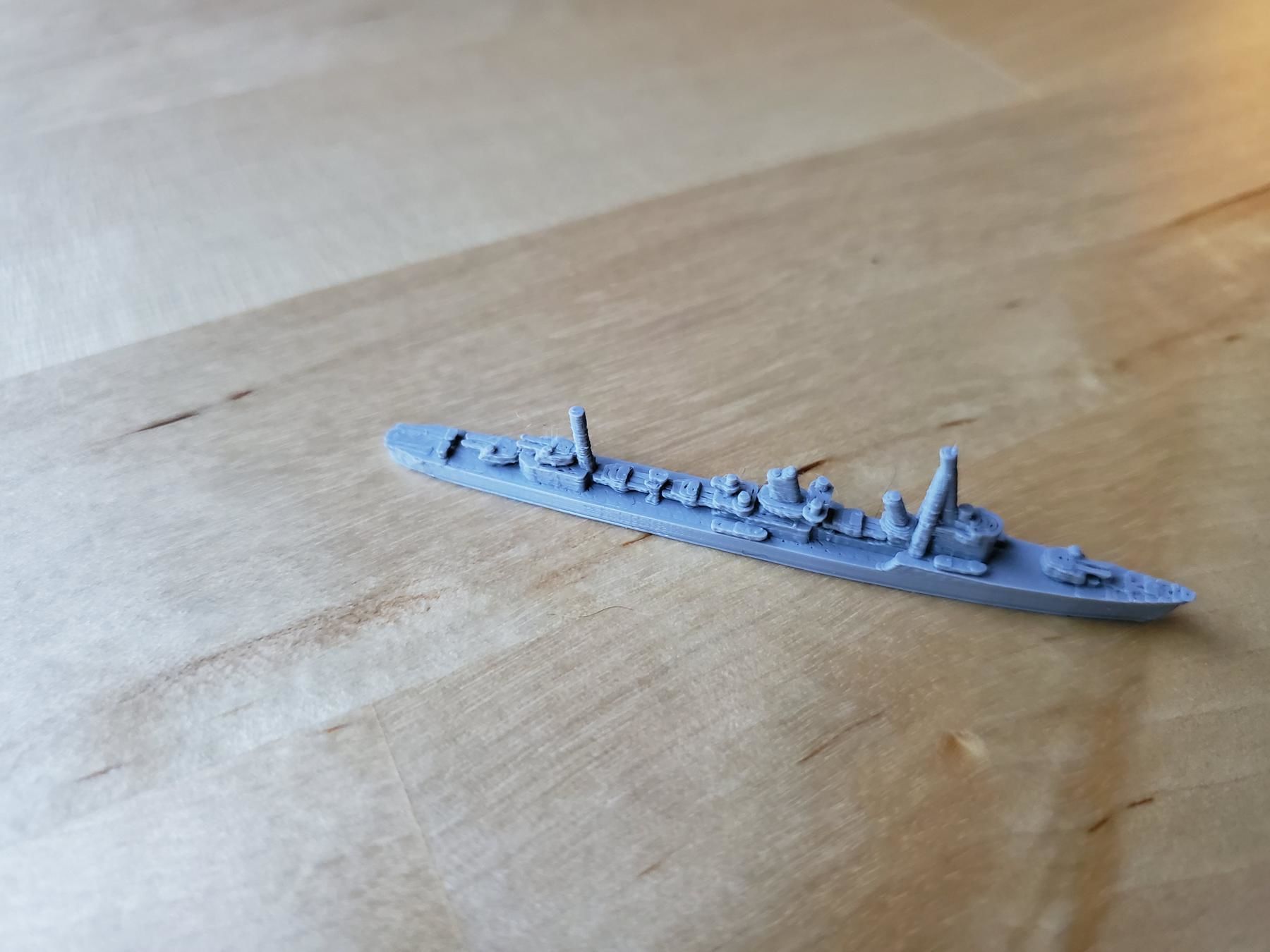 Japanese Akatsuki Class Destroyer Warship 3D model 3D printable | CGTrader