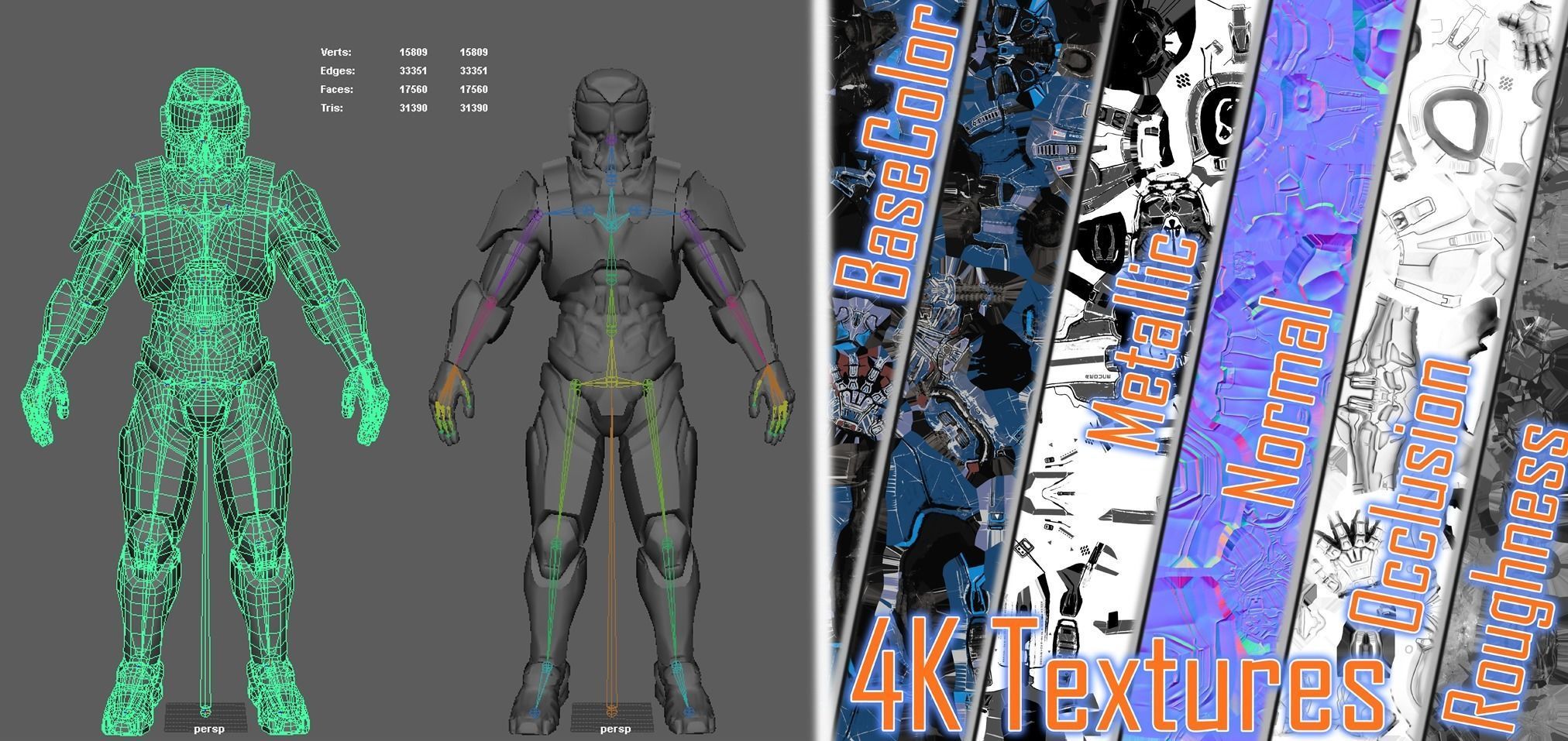 3D model Armors Full Pack VR / AR / low-poly rigged animated | CGTrader