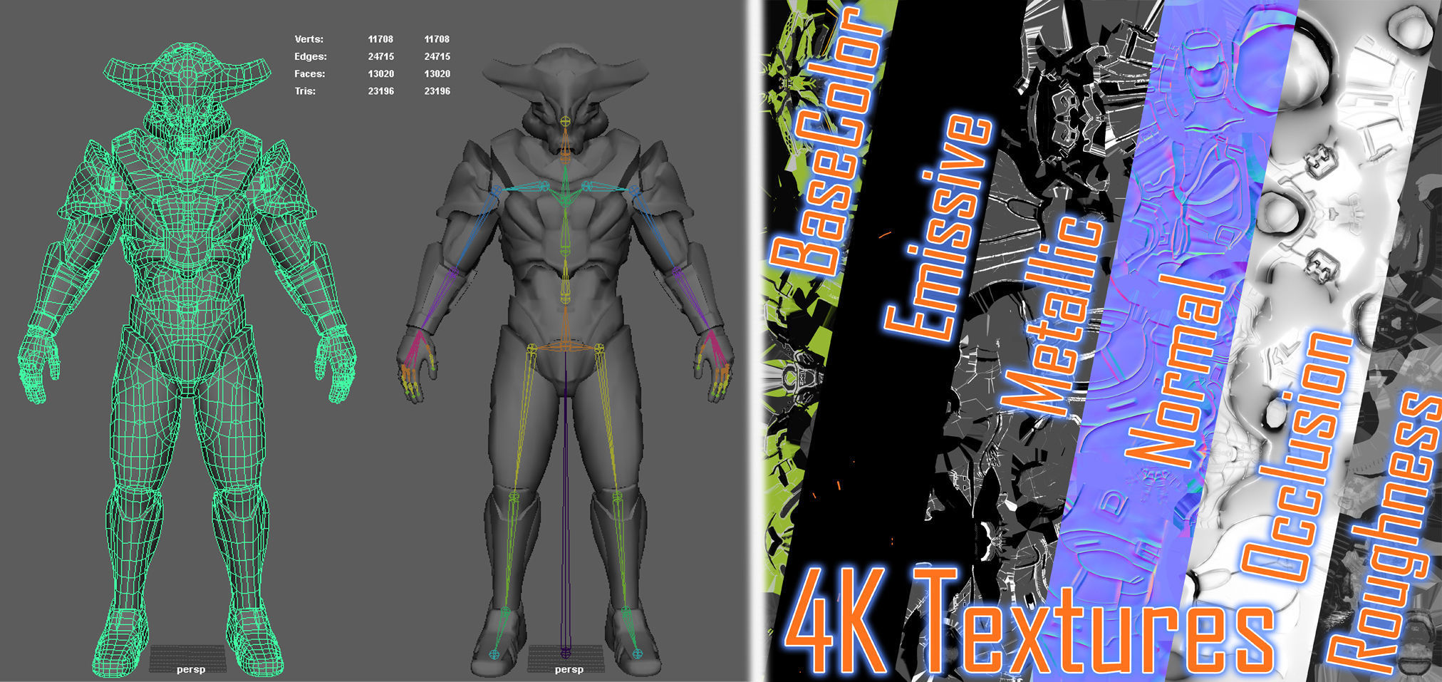 3D model Armors Full Pack VR / AR / low-poly rigged animated | CGTrader