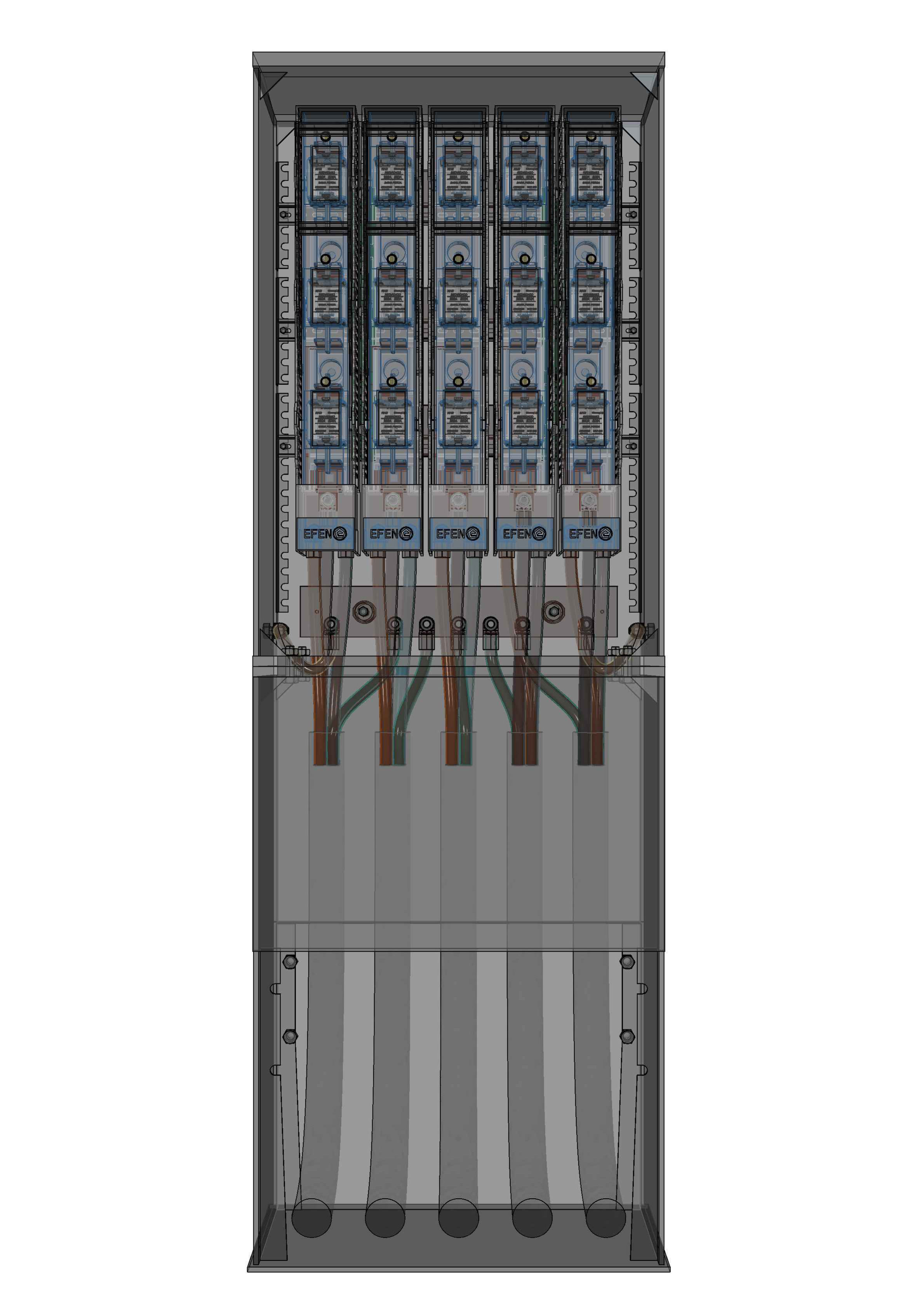 Power cable distribution rack free 3D model | CGTrader