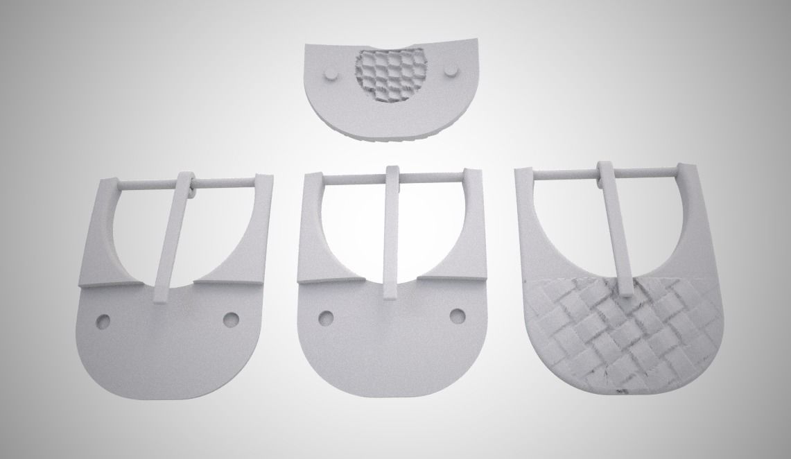 Belt Buckles 3D model 3D printable | CGTrader