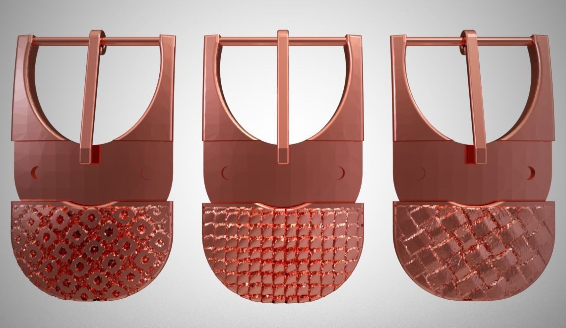 Belt Buckles 3D model 3D printable | CGTrader