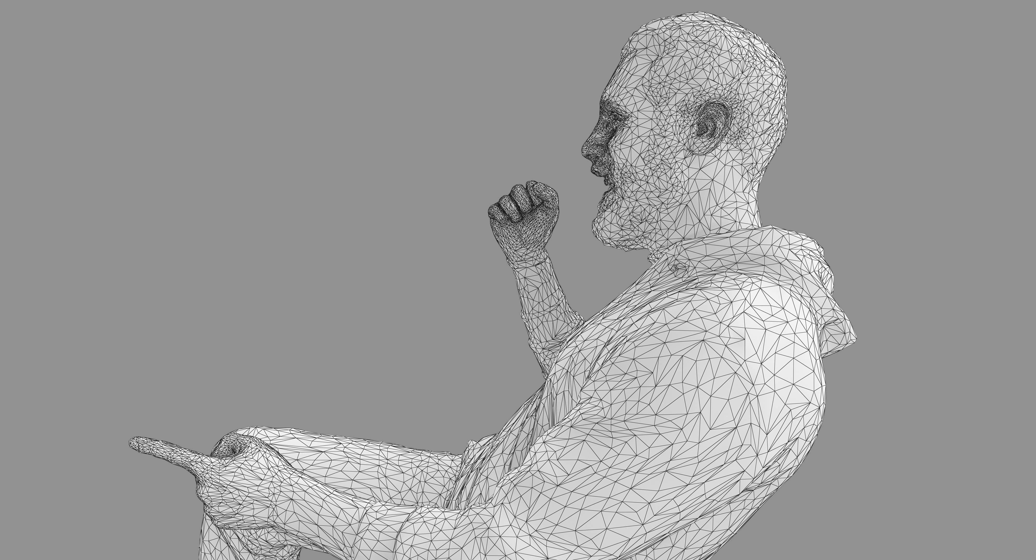 3D model Beard Fan Man VR / AR / low-poly | CGTrader