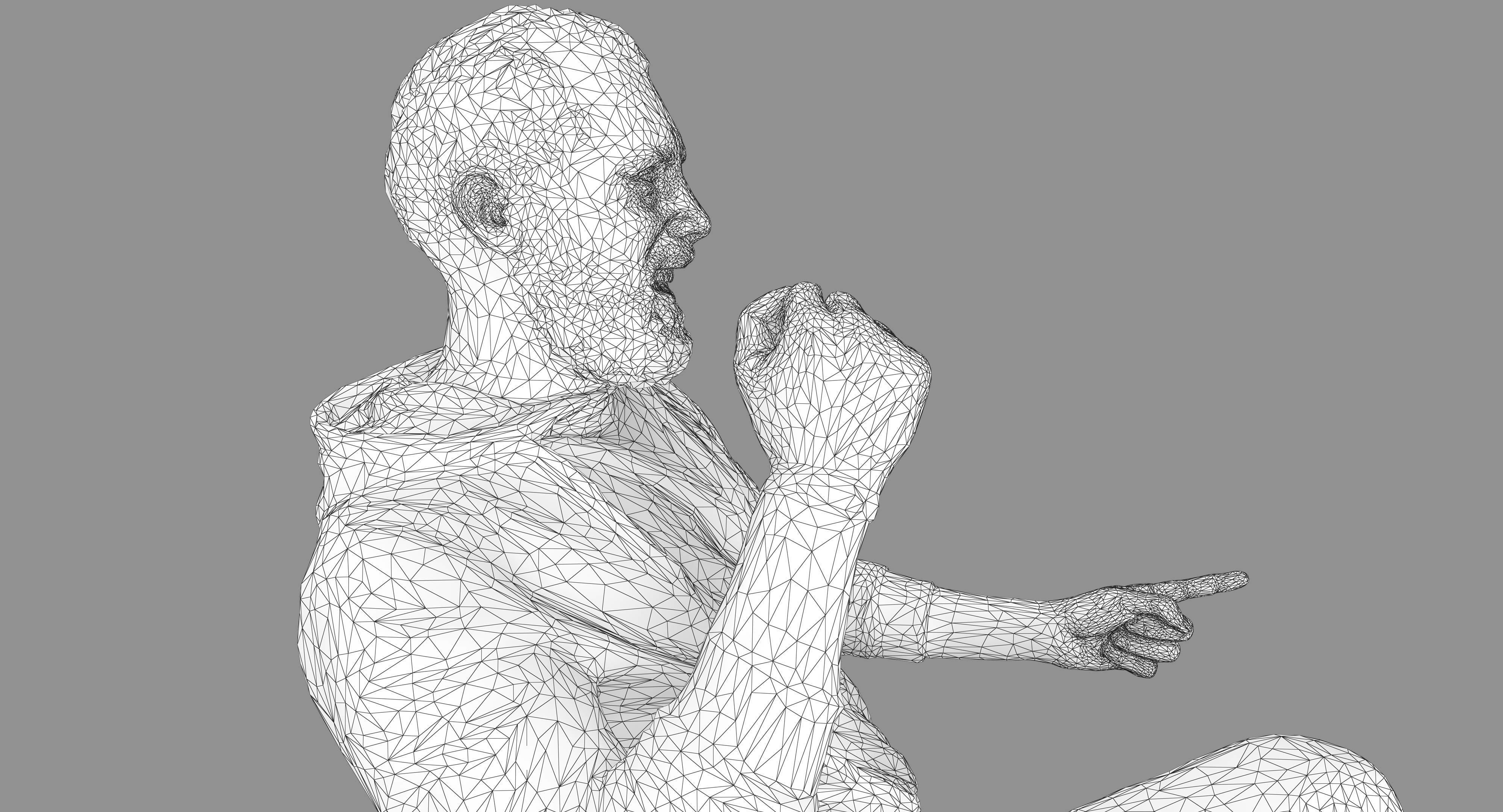 3D model Beard Fan Man VR / AR / low-poly | CGTrader