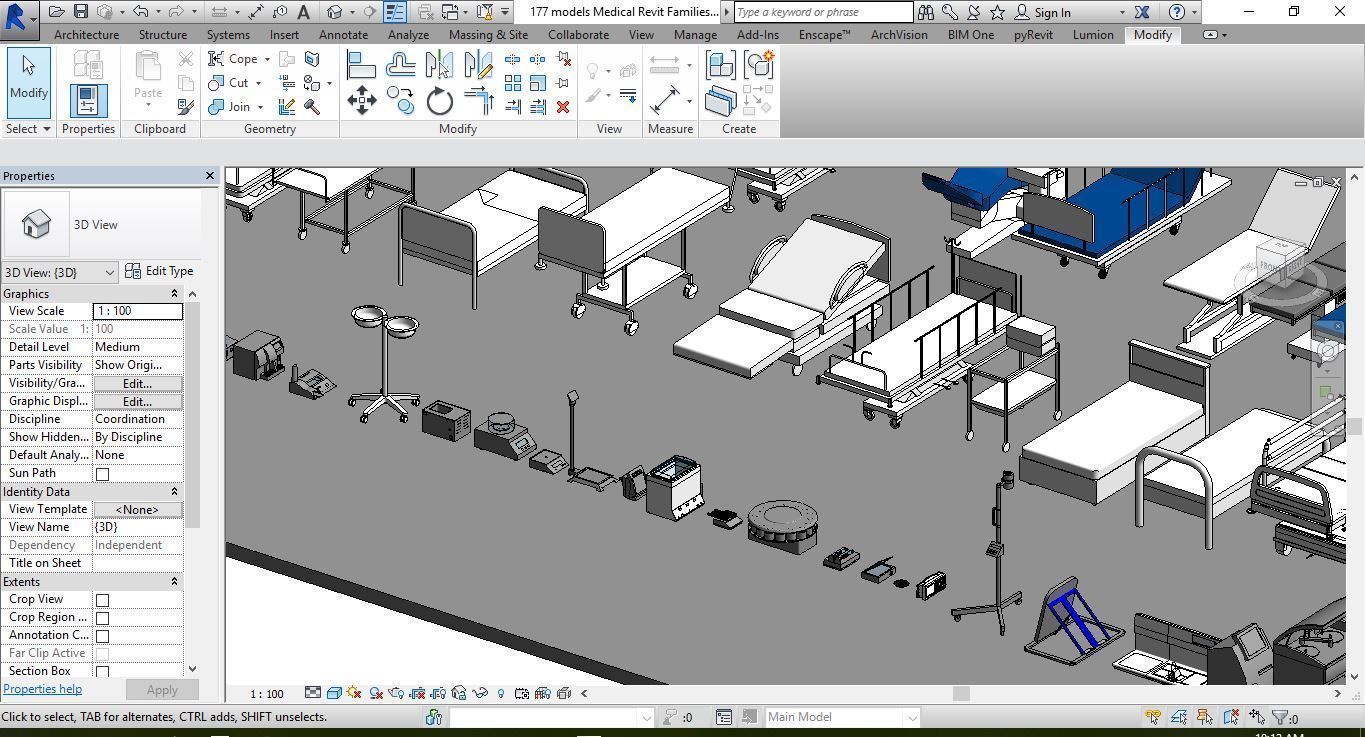 177 models for Medical Equipment Revit Family 3d model 3D model | CGTrader