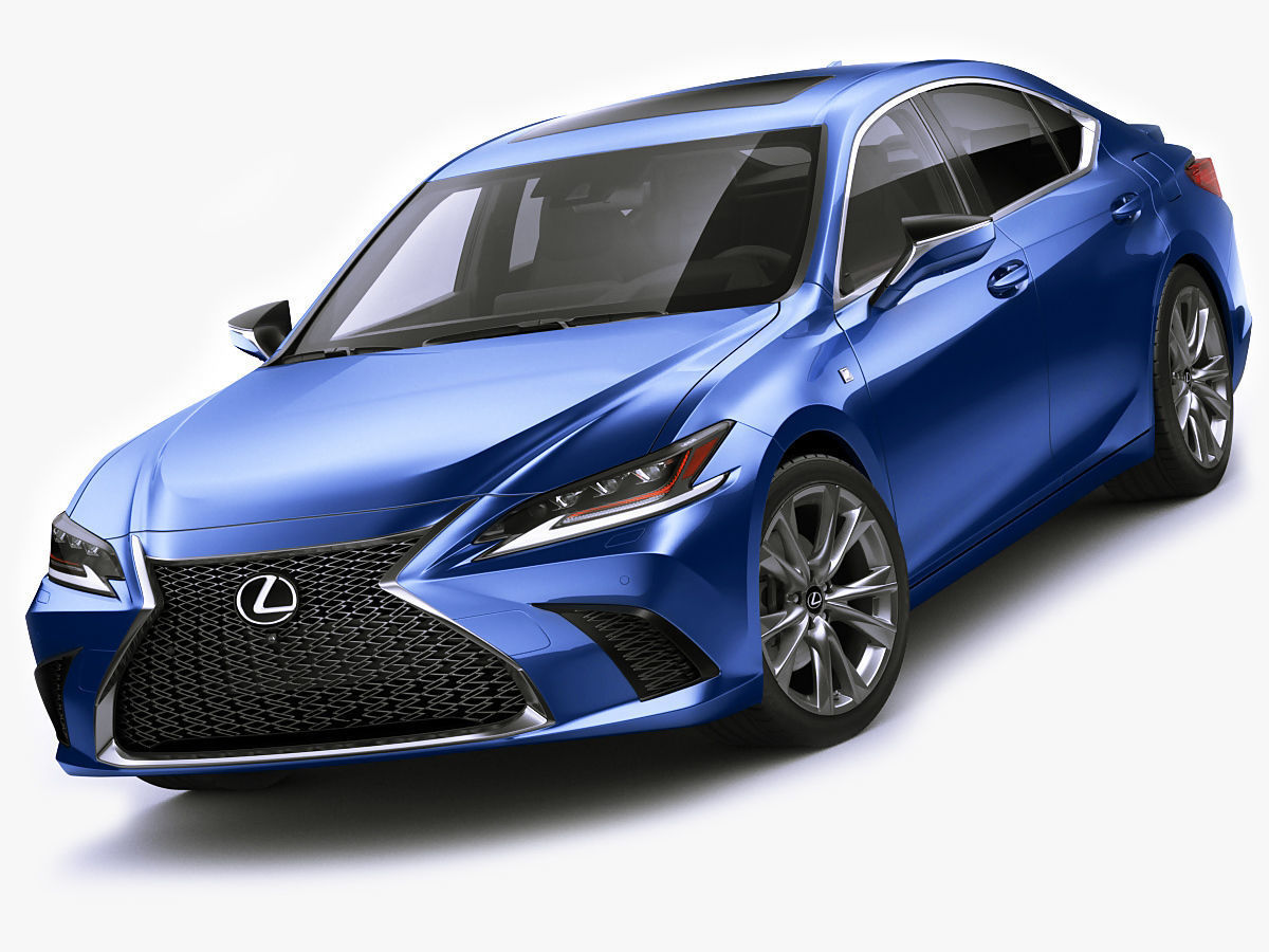 Lexus ES F-Sport 2019 3D model | CGTrader