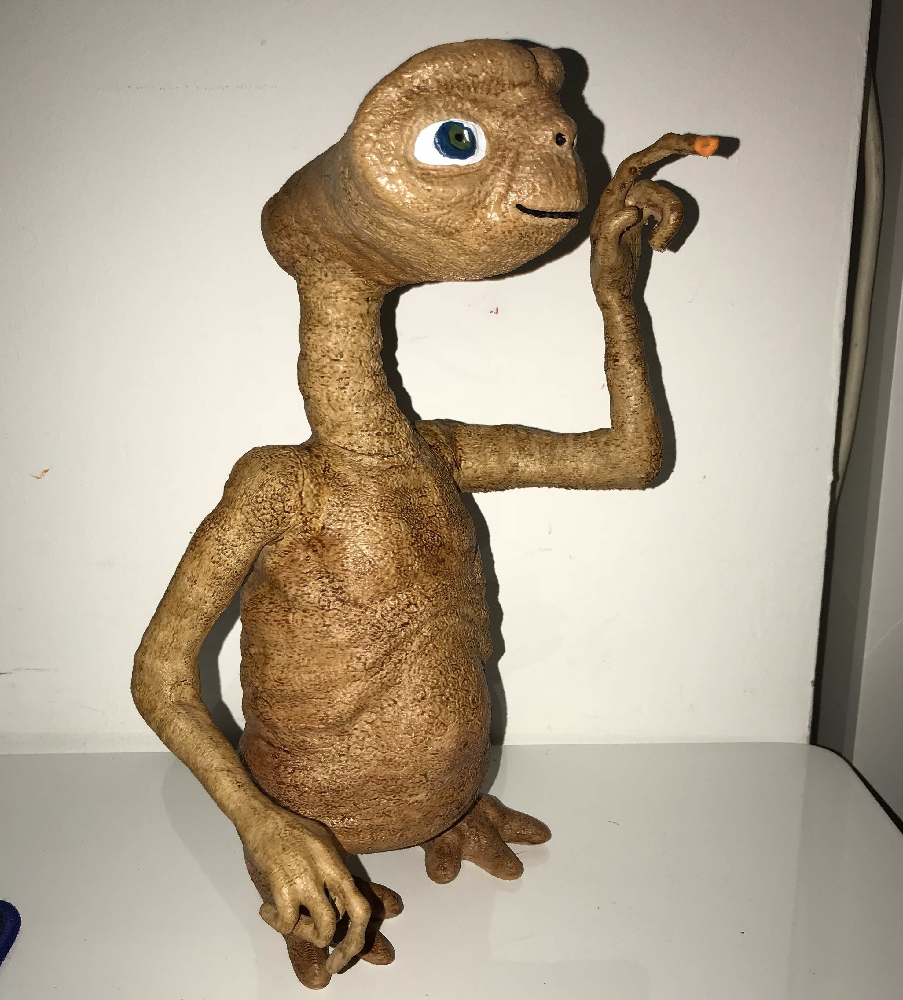 E T the Extra-Terrestrial 3d model figure of alien with eyes 3D model ...