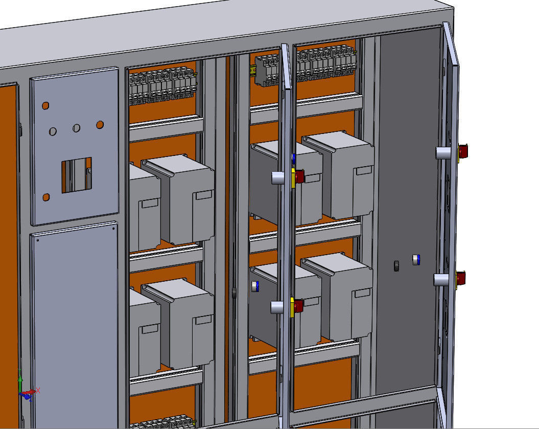 Configurable Electrical Panel Housing 3D model | CGTrader