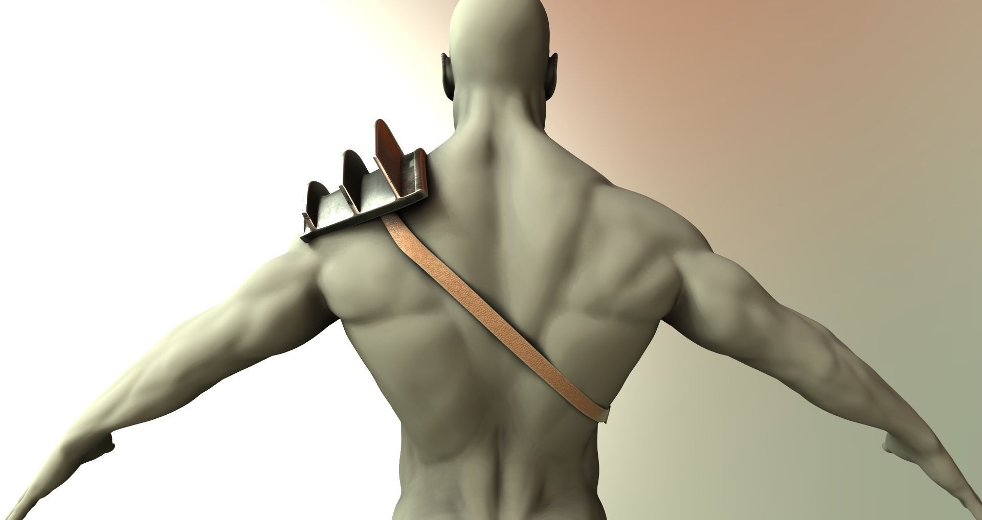 3D model Shoulder-armor model VR / AR / low-poly | CGTrader