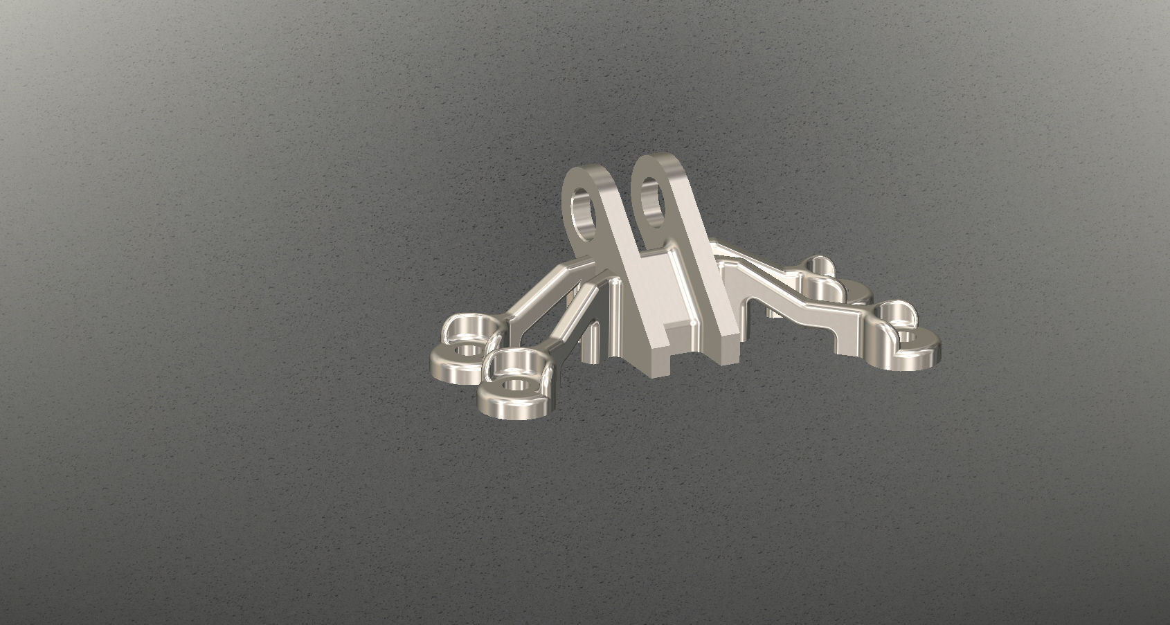 GE Jet Engine Bracket free 3D model | CGTrader