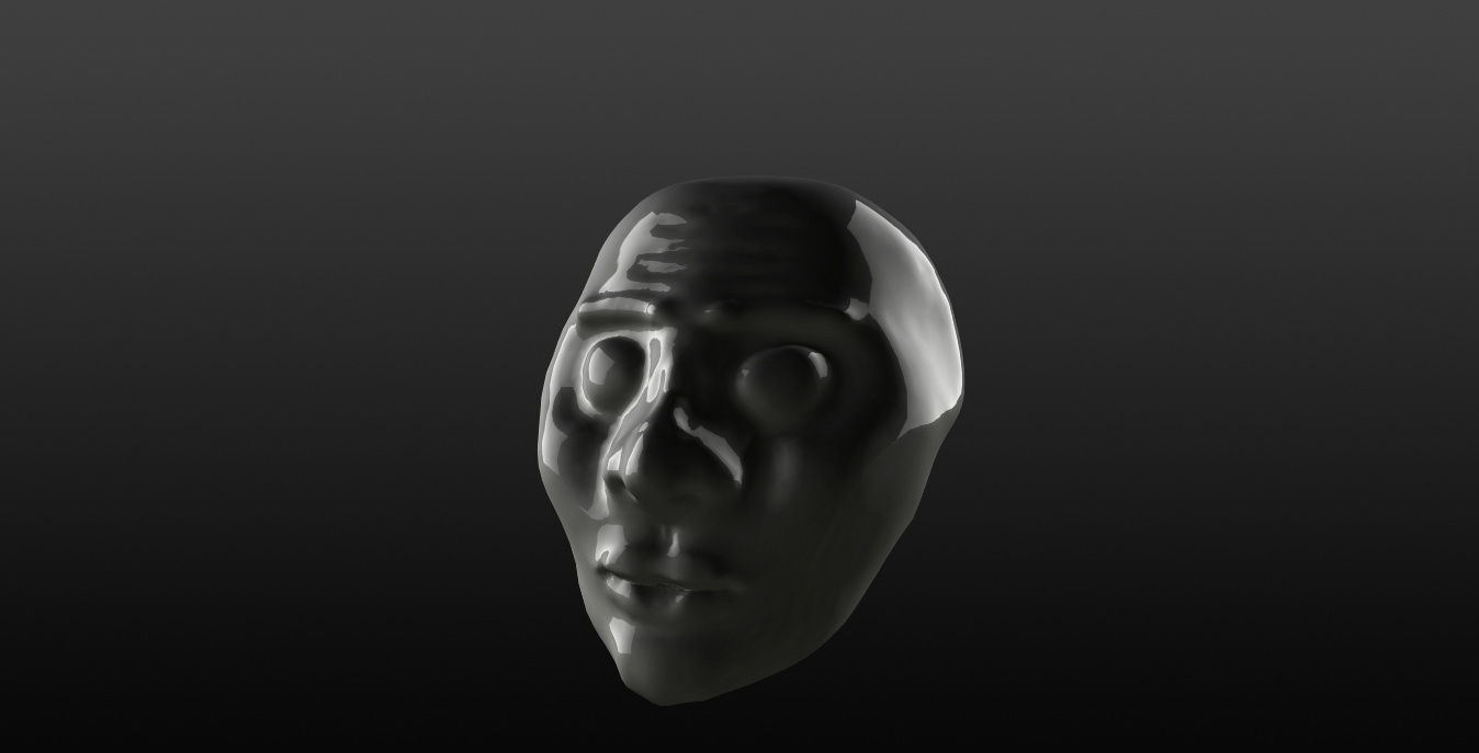 The Paint dipped head - High Poly 3D model | CGTrader