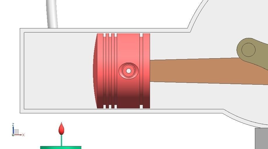 Alpha Stirling Engine free 3D model | CGTrader