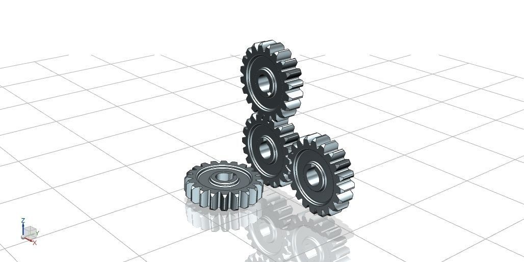 SPUR GEAR free 3D model | CGTrader
