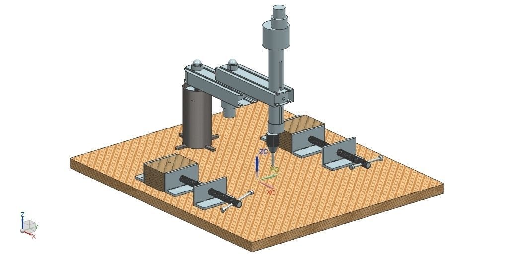SCARA ROBOT free 3D model | CGTrader