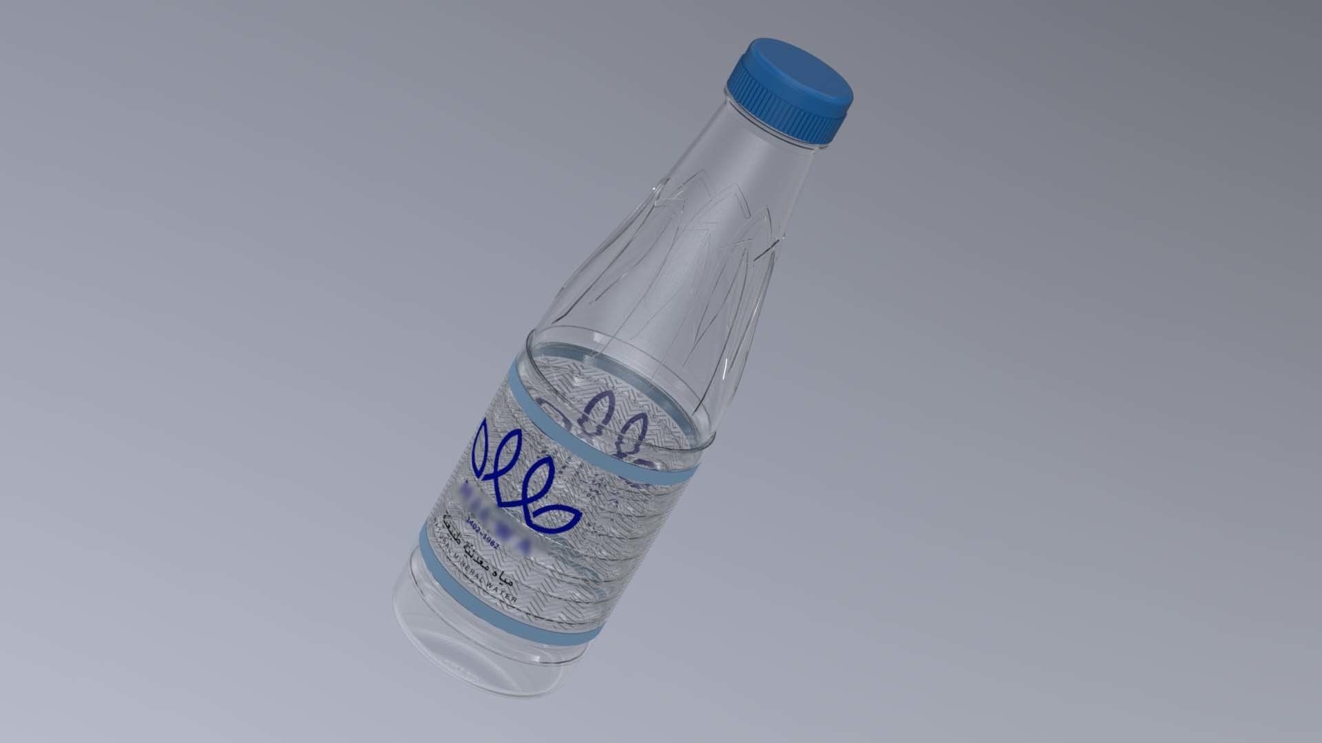 Water bottle 3D model free VR / AR / low-poly 3D model | CGTrader