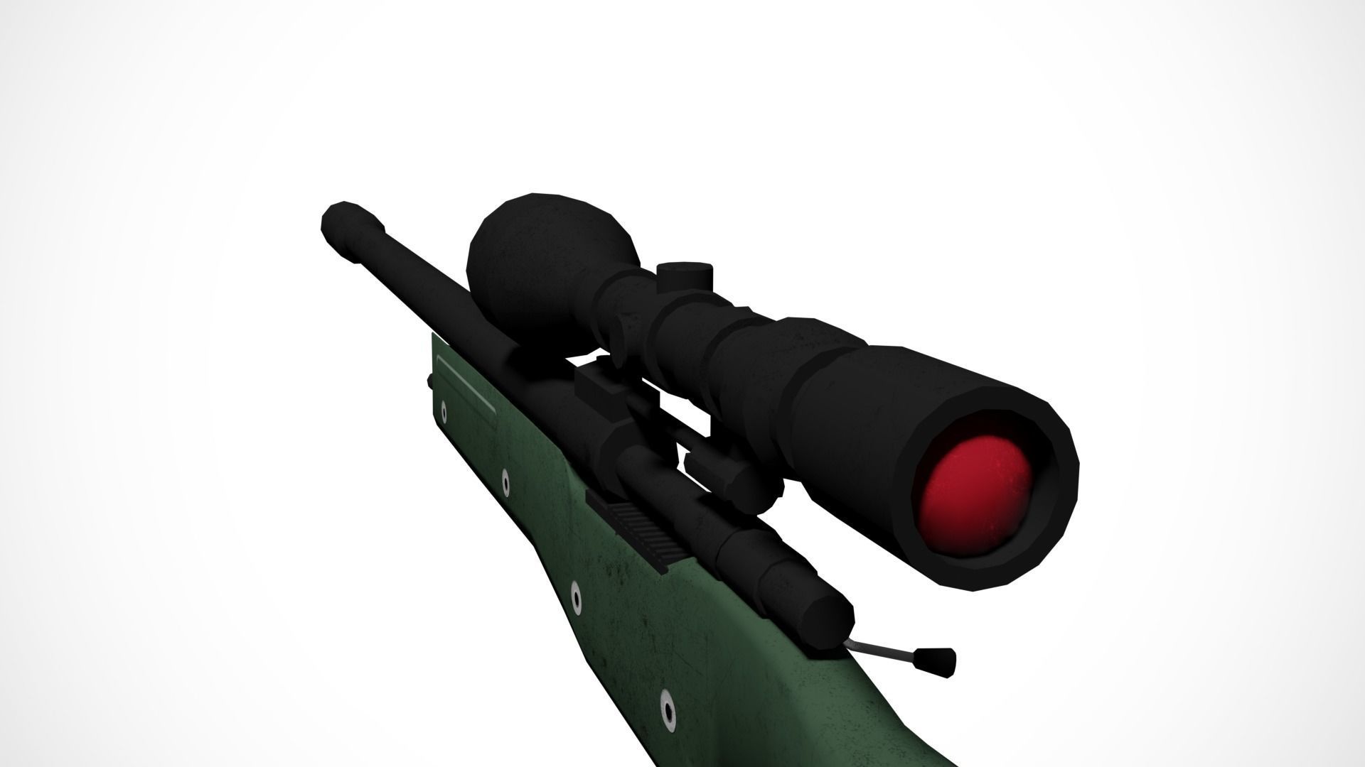 Simple AWP rifle mobile game free VR / AR / low-poly 3D model | CGTrader