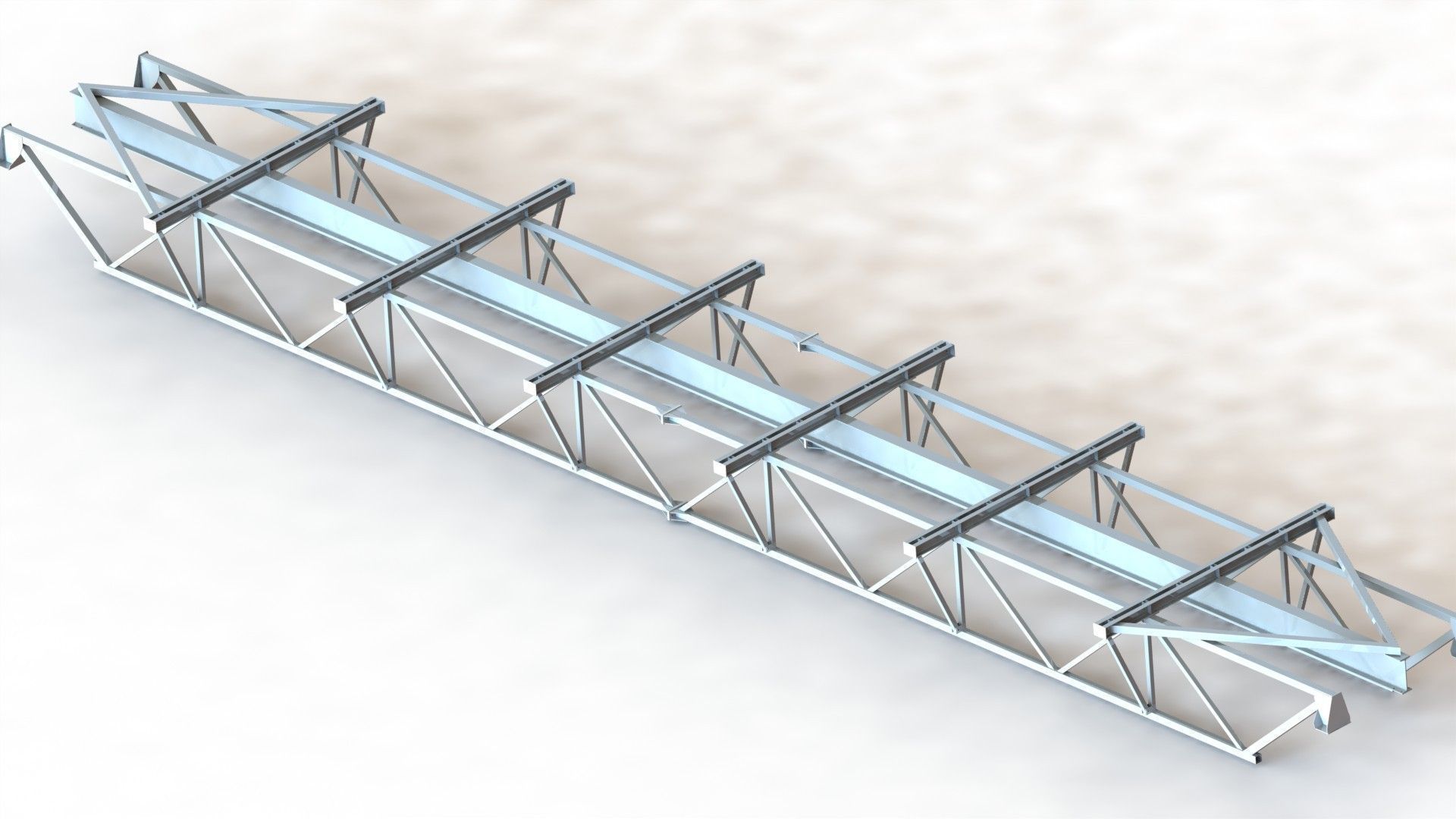 Warehouse Crane with beam and telpher 3D model | CGTrader