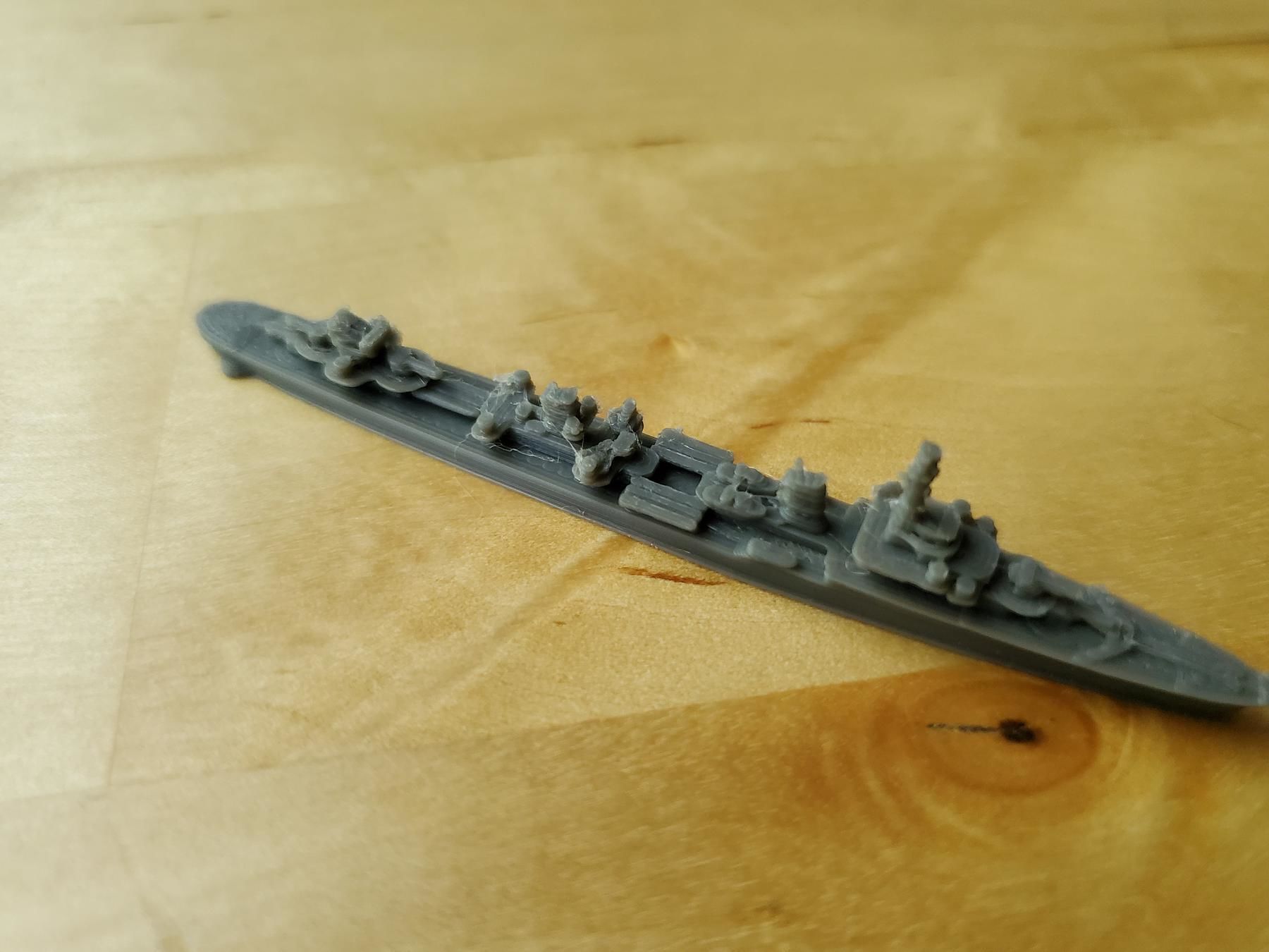 French Le Fantasque Class Destroyer Warship 3D model 3D printable ...