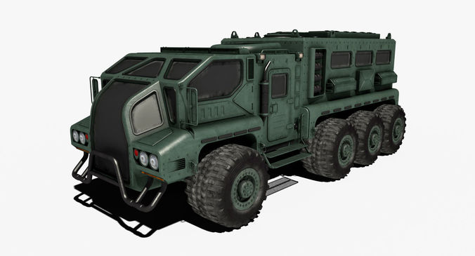 Sci Fi Truck 3D model | CGTrader