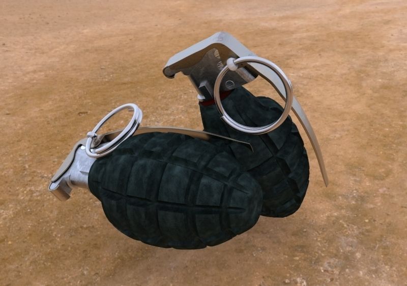 Grenade MK2 bomb 3D model | CGTrader