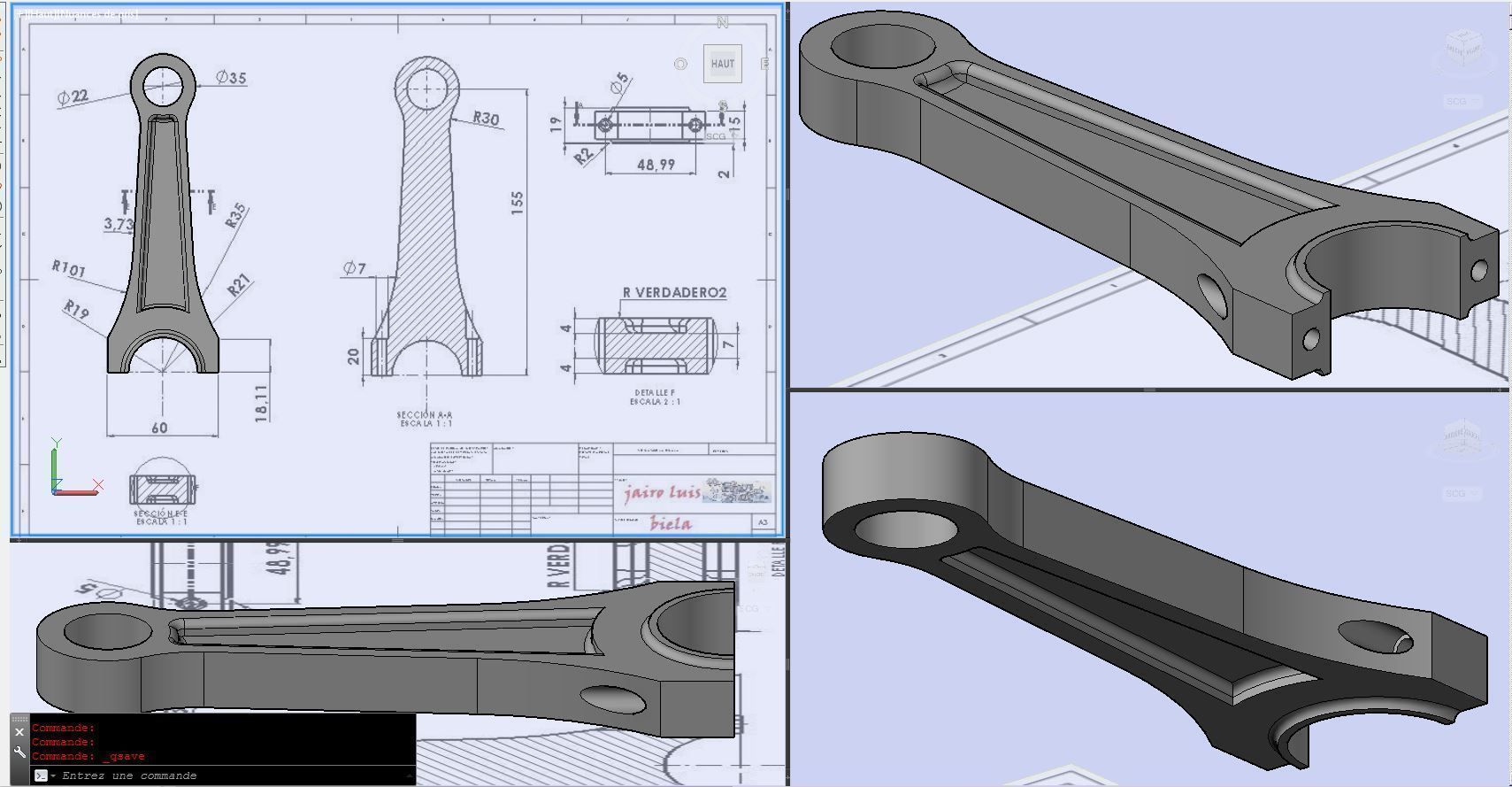 Connecting rod 3D model | CGTrader