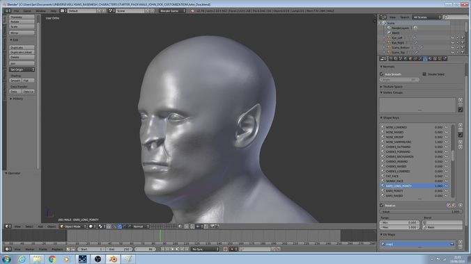 Male John Doe 3D model | CGTrader