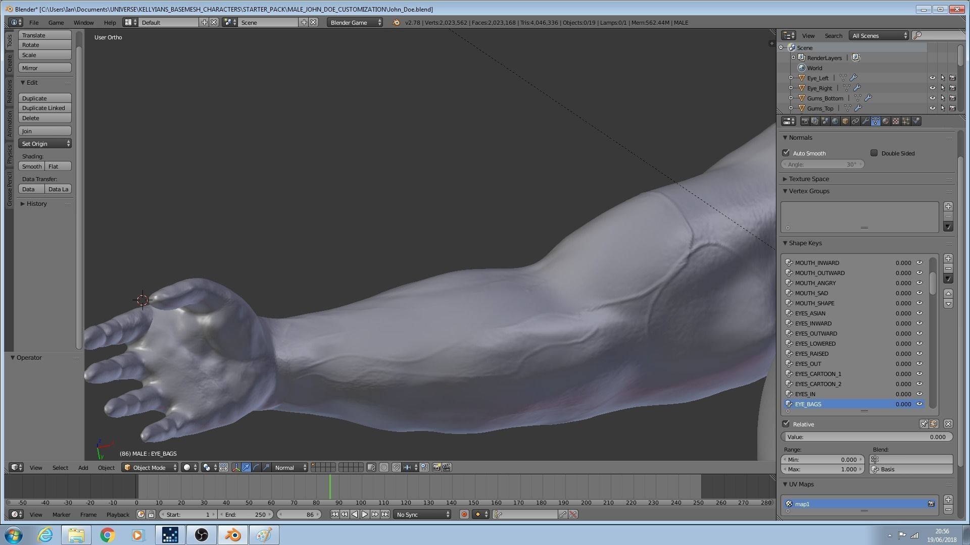 Male John Doe 3D model | CGTrader