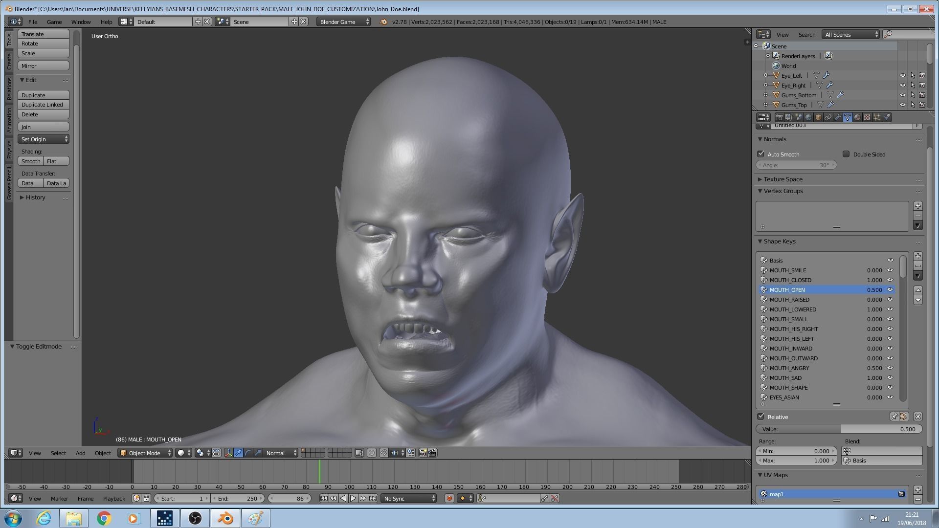 Male John Doe 3D model | CGTrader