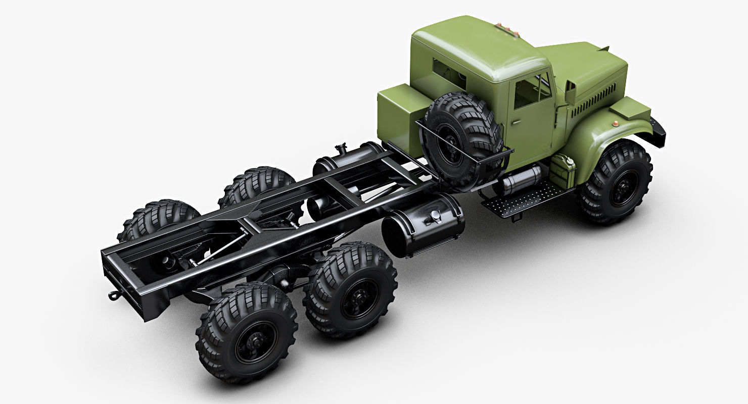 Kraz 255b 3D model | CGTrader