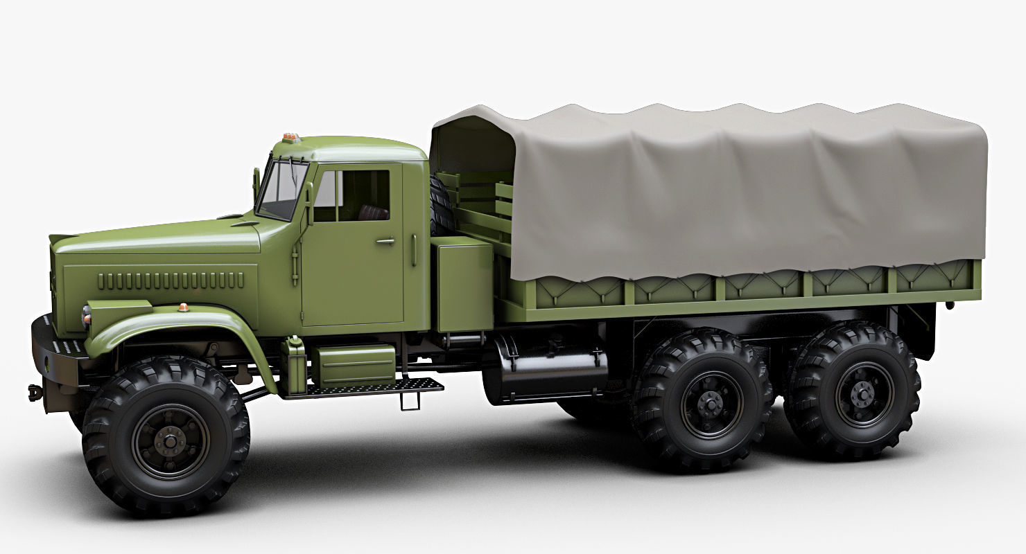 Kraz 255b 3D model | CGTrader