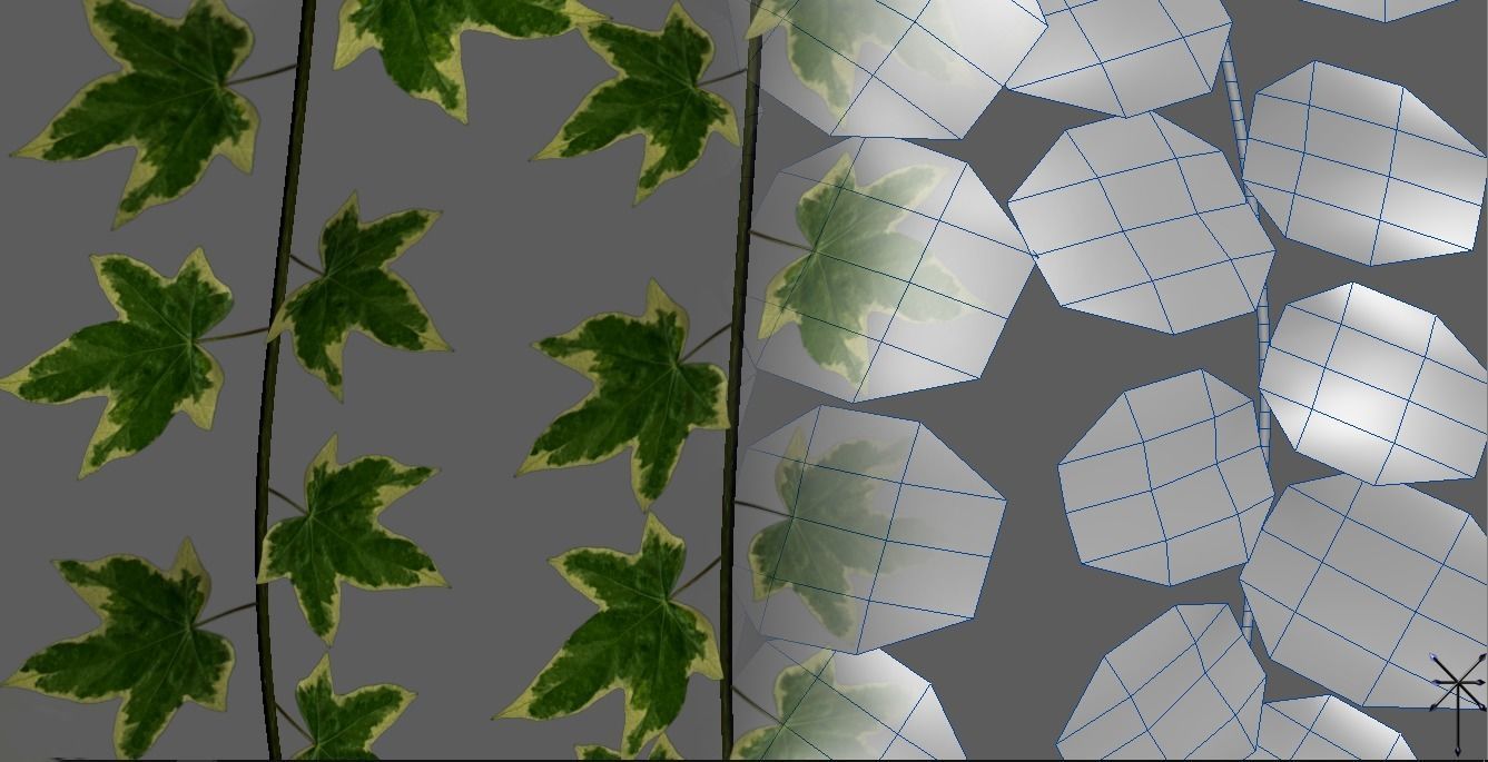 3D model Lowpoly Ivy Vines VR / AR / low-poly | CGTrader