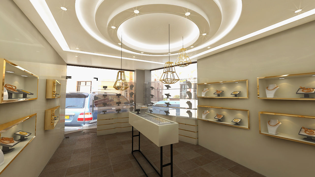 low-poly JEWELERY SHOP 3D MODEL | CGTrader