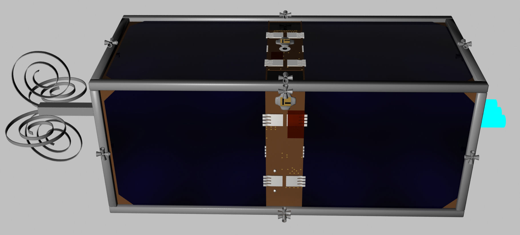 Clean Space One and Swiss Cube 3D model animated rigged | CGTrader