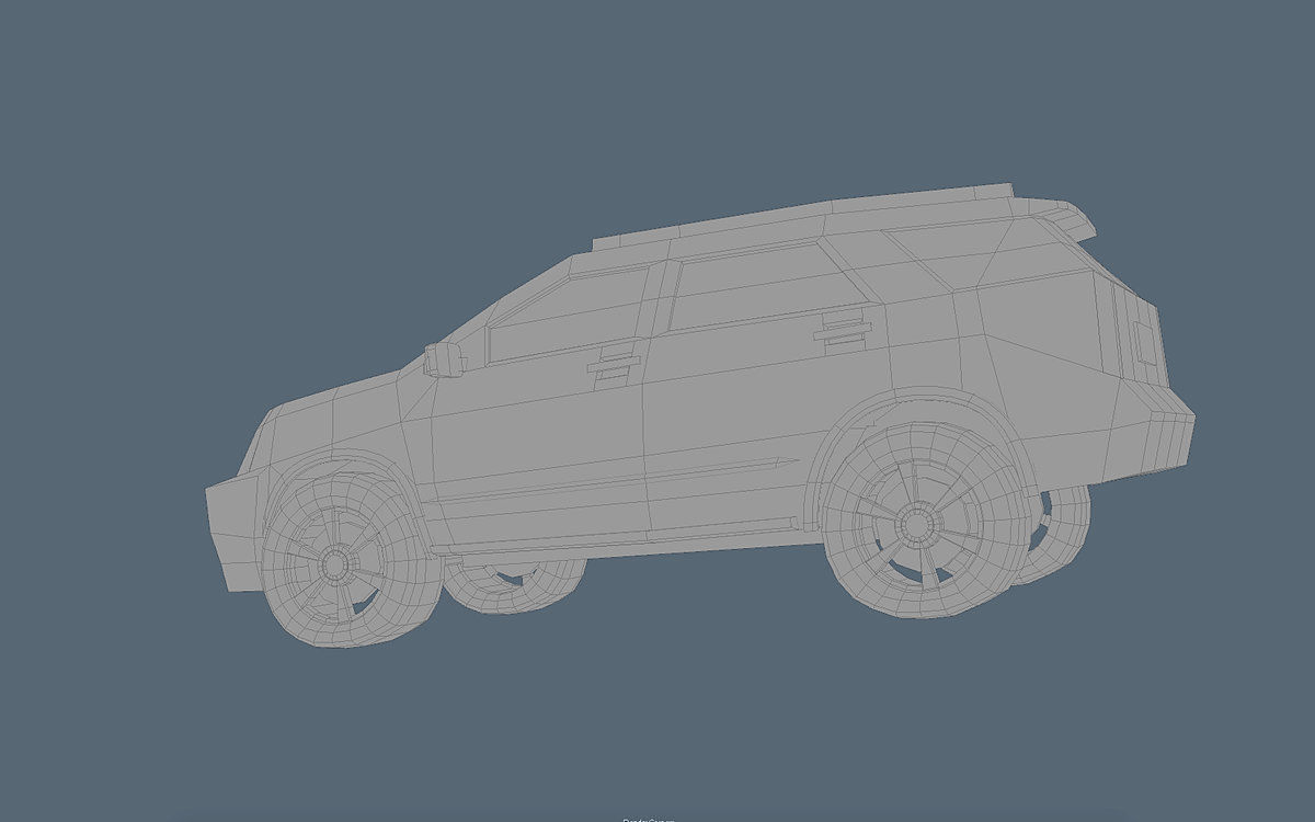 3D model SUV lowpoly VR / AR / low-poly | CGTrader