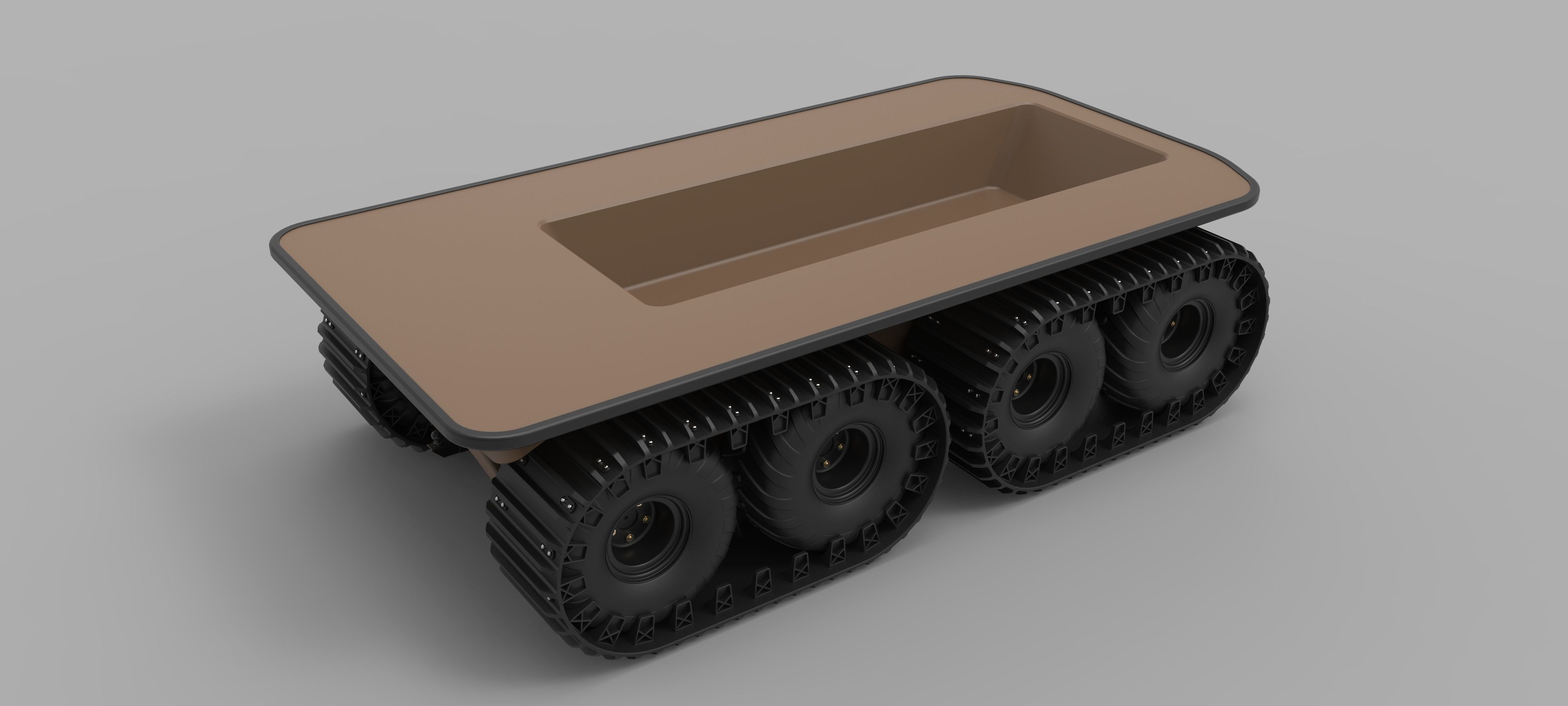 Argo platform 8x8 with 4 tracks 3D model | CGTrader