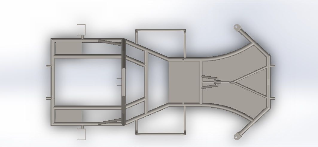 Chassis go-kart free 3D model | CGTrader