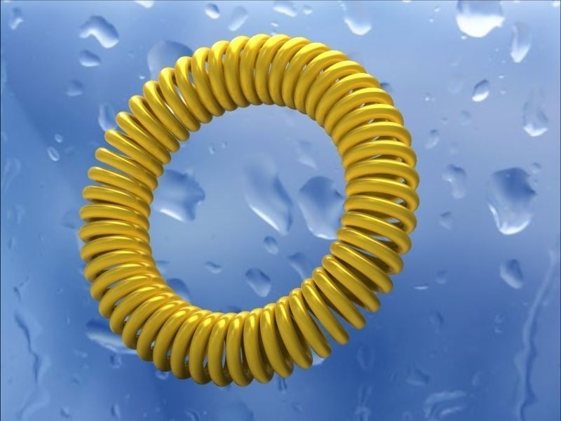 Circular spring free 3D Model STL SLDPRT SLDASM SLDDRW | CGTrader.com