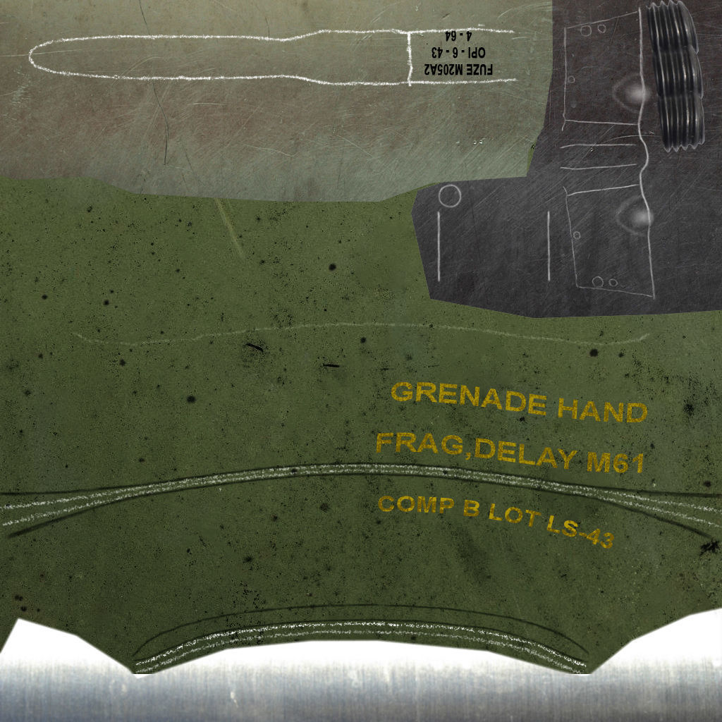 3D model MP26 grenade WW2 VR / AR / low-poly rigged | CGTrader