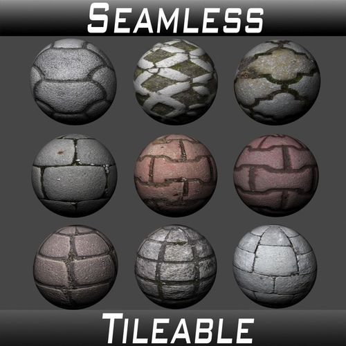 Floor Tiles Texture Pack 5 Texture | CGTrader