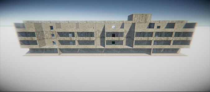 3D model Modular Building Environment VR / AR / low-poly | CGTrader