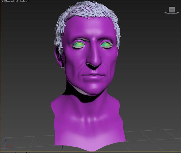 3D model Julius Caesar bust VR / AR / low-poly | CGTrader
