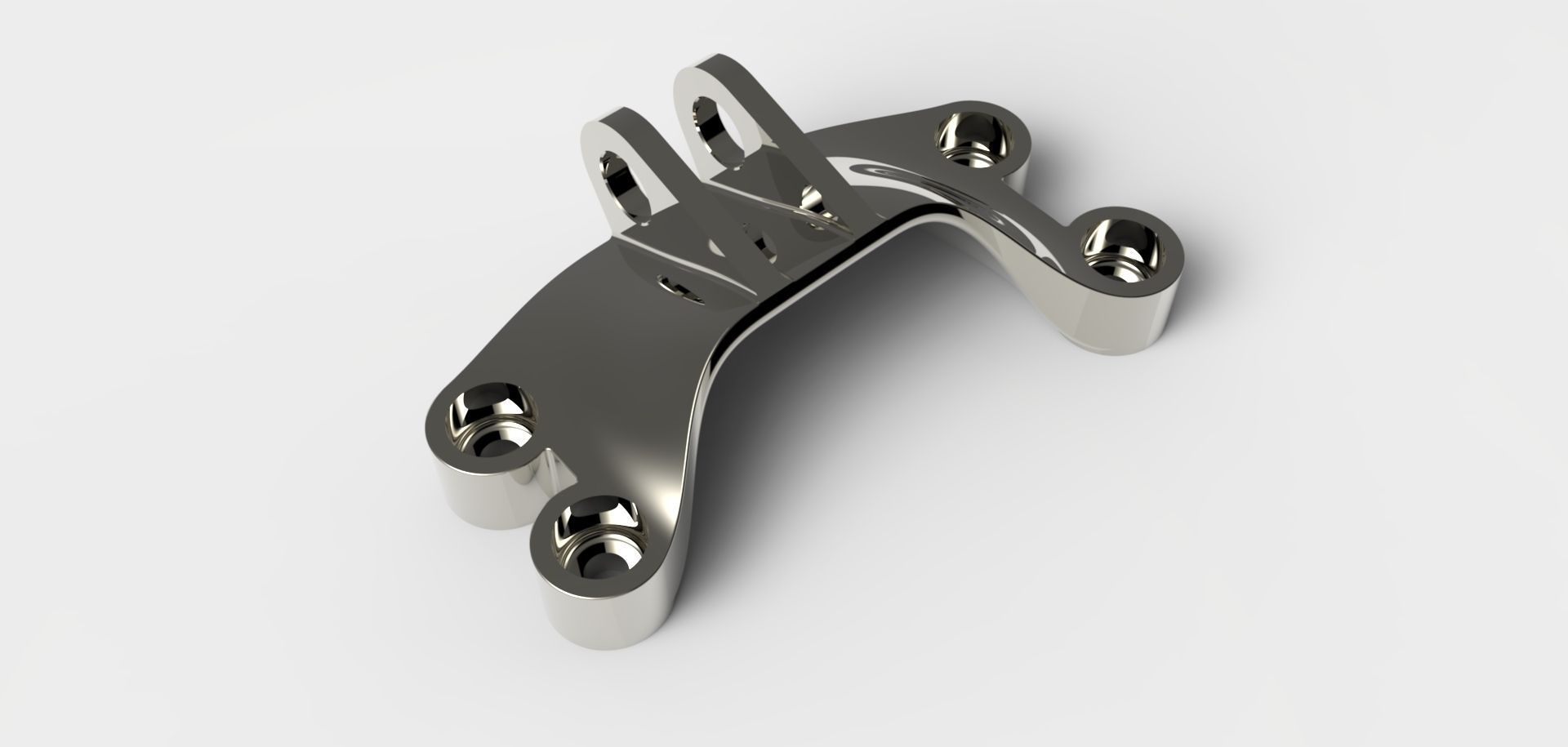 GE jet engine bracket 3 free 3D model | CGTrader