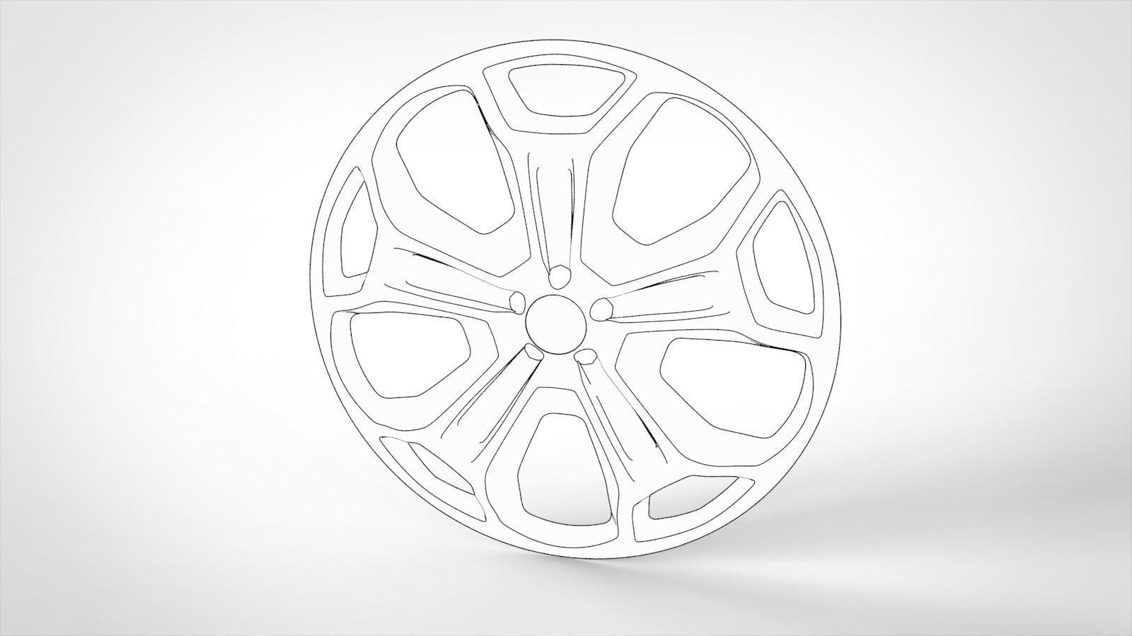 Wheel hub 3D model | CGTrader
